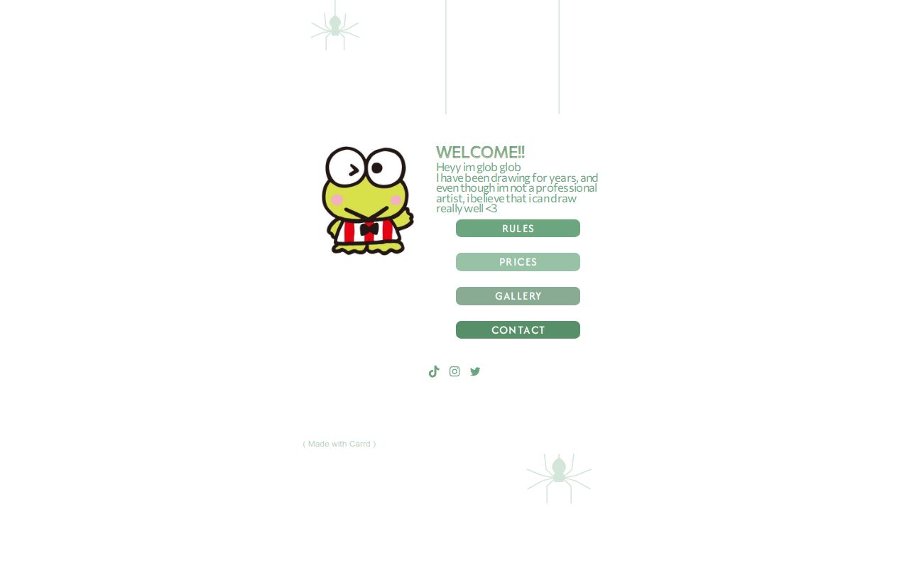 Glob glob commisssion page